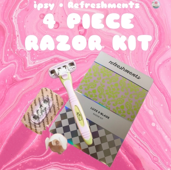 Bath & Body | Luxe 5blade Razor Kit By Ipsy X Refreshments | Poshmark